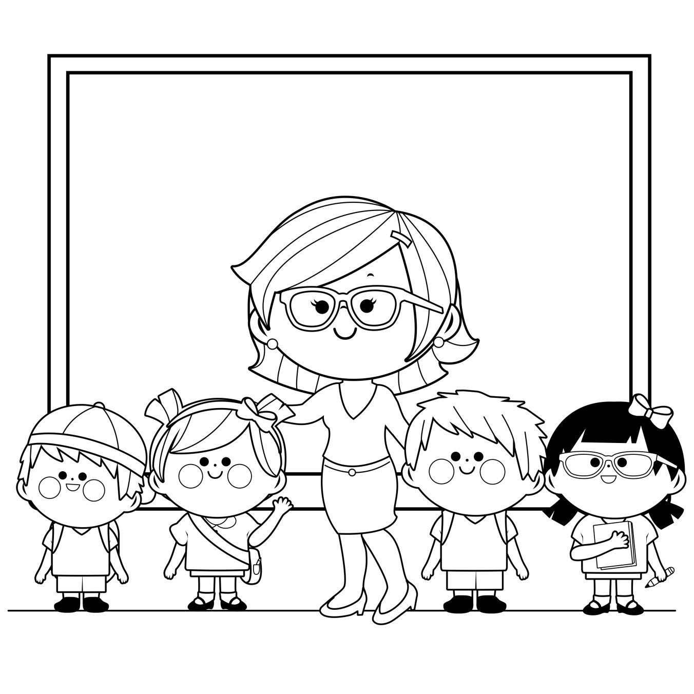 Little Red Bear’s “Back To School” Coloring Pages | James Milson – The ...