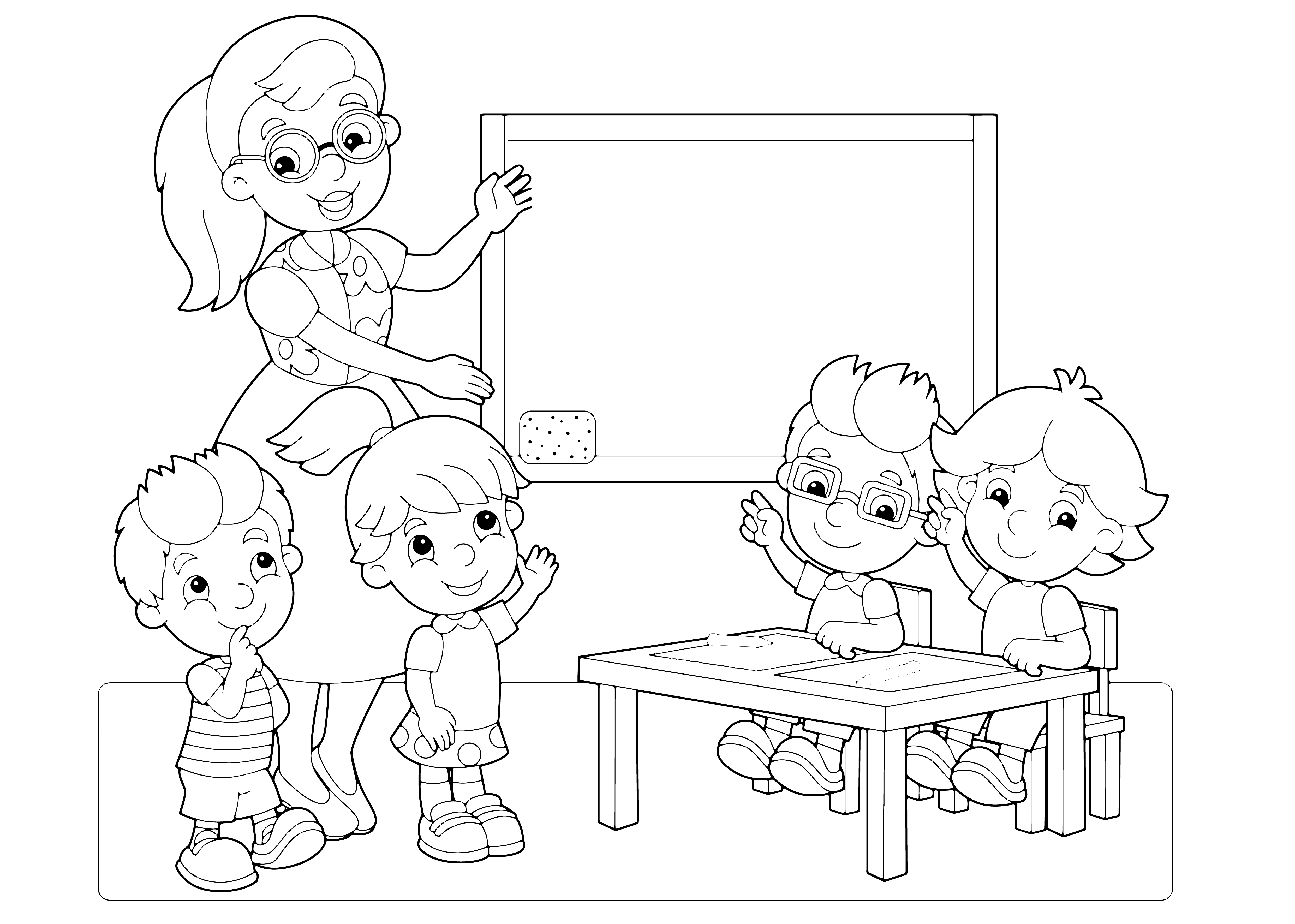 Little Red Bear’s “Back To School” Coloring Pages | James Milson – The ...