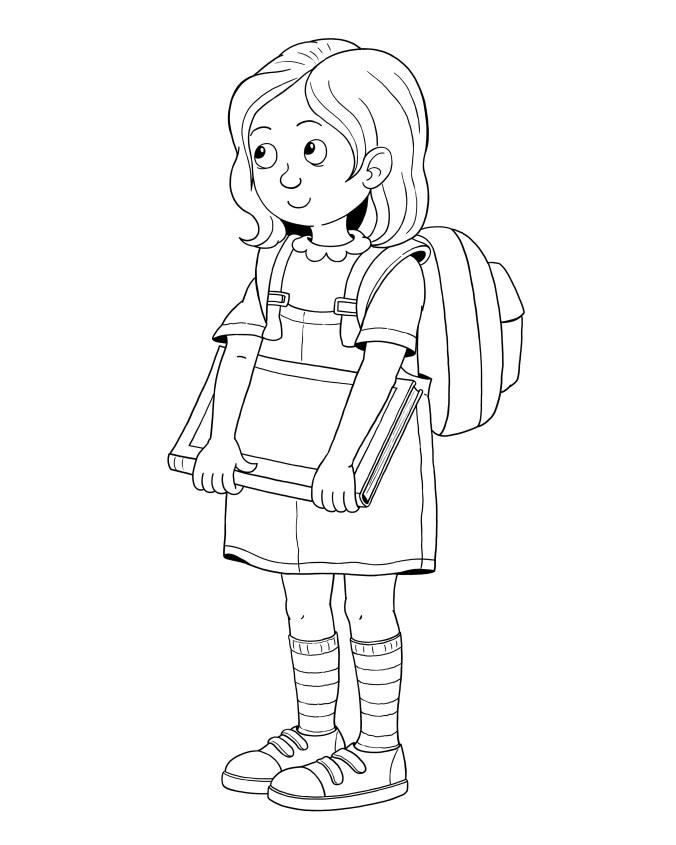 Little Red Bear’s “Back To School” Coloring Pages | James Milson – The ...