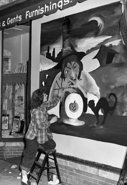 Happy Halloween! Memories of Halloween Painted Storefront Windows ...